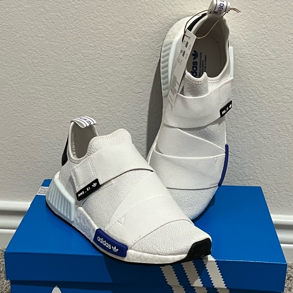 adidas | Shoes | Adidas Womens Nmd R Strap Sneakers White Runs Big ...